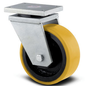 Swivel caster - 5947XSP125P62 KP - TENTE ® - base plate / polyamide ...