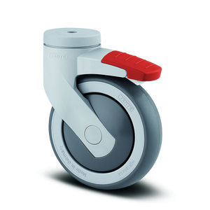 Swivel caster - 5947XSP125P62 KP - TENTE ® - base plate / polyamide ...