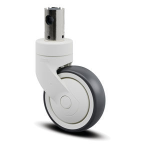 Swivel caster - 5947XSP125P62 KP - TENTE ® - base plate / polyamide ...