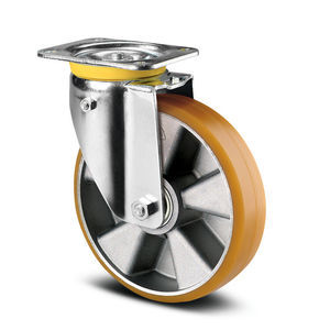 Swivel caster - 5947XSP125P62 KP - TENTE ® - base plate / polyamide ...