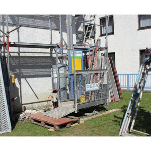 Single-mast mast climbing work platform - 1200 Z/ZP - GEDA GmbH