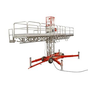 Twin-mast mast climbing work platform - Maxus SC5000 - Scanclimber Oy
