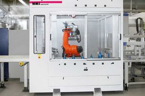 Robotic deburring cell - W10 TWIN - WMS-engineering Werkzeuge-Maschinen-Systeme GmbH