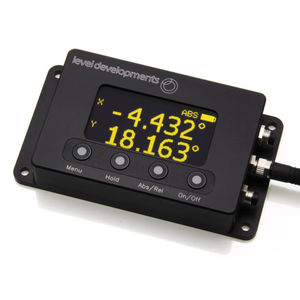 2-axis inclinometer - Level Developments Ltd - analog / backlit