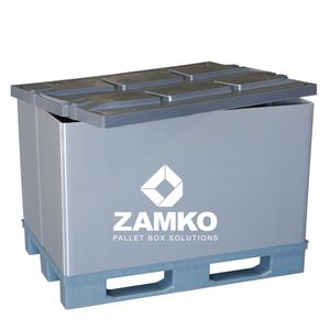 Plastic pallet box - PIG.b90.F - ZAMKO - storage / transport / handling
