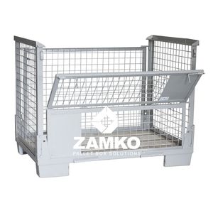 Steel pallet box - SIN.m95 - ZAMKO - transport / storage / handling