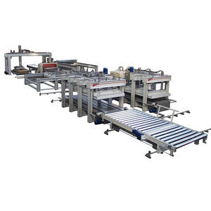 Hydraulic press line - MARK - ITALPRESSE - for wood / roller / automatic