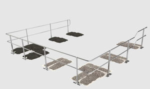 Ballasted railing - ABS Guard OnTop Weight - SafetyConcept s.a ...