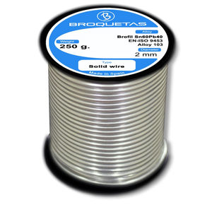 Lead-free soldering wire - BROFIL 30 - Broquetas - copper / tin