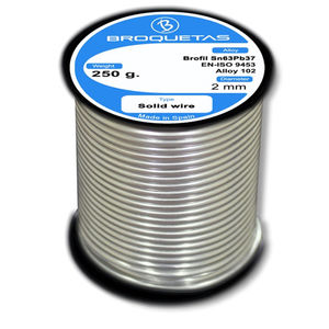 Lead-free soldering wire - BROFIL 30 - Broquetas - copper / tin