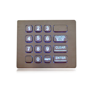 16-key keypad - K-TEK-B90KP-16-AC-BL-DWP - Key Technology China Limited ...