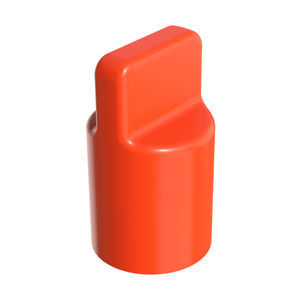 Cylindrical cap - VCRC - ISC PLASTIC PARTS - PVC / molded