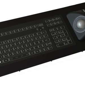 Panel-mount keyboard - KSML38 series - NSI - 38-key / with trackball ...