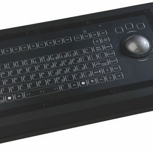 Panel-mount keyboard - KSML38 series - NSI - 38-key / with trackball ...