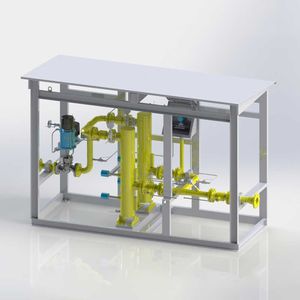 Marine engine gas control unit - 3D-GVU - Kühme Armaturen GmbH