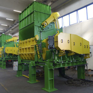 Primary shredder - XRF series - FORREC - single shaft / for waste / compact