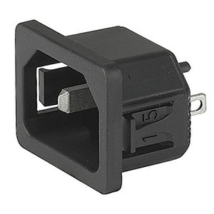 Panel-mounted electrical socket - GH21 - SCHURTER - IP20 / 3-pole / IEC