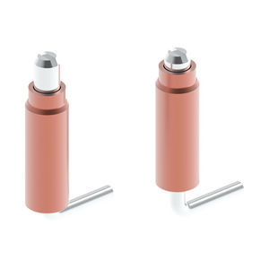 Spring hinge - 289 - Mesan Locks - concealed / steel / zinc