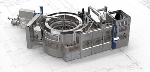 Rotary capping machine - KRONES - automatic / industrial