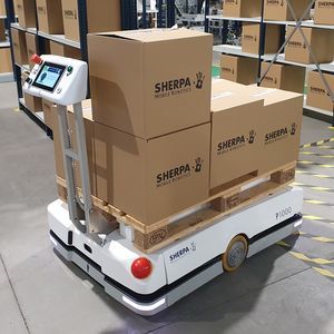 Handling autonomous mobile robot - SHERPA F - NORCAN - transfer / transport / loading