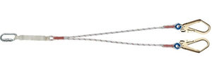 Rope fall arrest lanyard - LPA - TRACTEL - shock absorbing