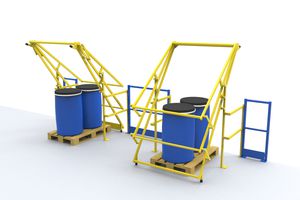 Safety pivot gate, Safety pallet gate - All industrial manufacturers