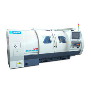 CNC turning machine - MAXIMAB S 670 - SOMAB - 2-axis / inclined bed / 12 tools