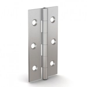 Corner hinge - 72-1-3566 - PINET INDUSTRIE - steel / screw-in / 180°