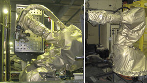 Robot protective cover - TERSILAC - ASP - fire-resistant / high ...