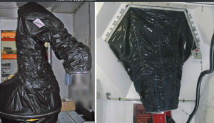 Foundry robot protective cover - TIFFON GREEN / TKS-ALU series - ASP ...