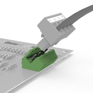 Panel-mount terminal block - LZ5M-3.81 - Elinker Electric - push-in ...