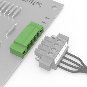 Panel-mount terminal block - LZ5M-3.81 - Elinker Electric - push-in ...