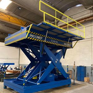 Lifting table with rotary plate - INCOMEF - scissor / stationary / loading