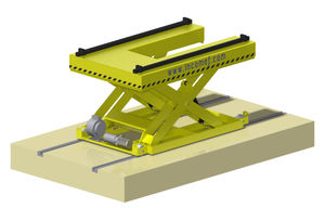 Lifting table with rotary plate - INCOMEF - scissor / stationary / loading