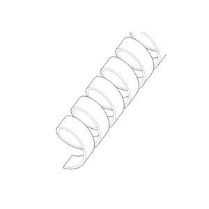 Compression spring - V series - HELICAL - flat wire / inox / tool