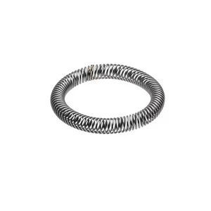 Compression spring - HELICAL - flat wire / stainless steel / tool