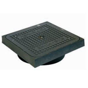 Glass fiber-reinforced composite manhole cover - HE700SBR - Hermelock ...