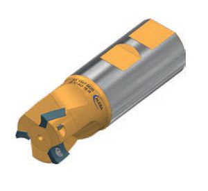 Tangential milling cutter - Delta - ALESA - insert / helix angle / cutting