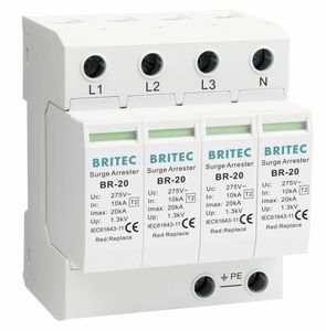 Type 2 surge protection unit - BR-80 2P series - Britec Electric Co ...