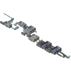 Wood product production line - DRILLMATIC - Working Process - window