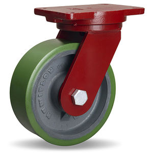 Swivel caster - MD series - HAMILTON CASTER - base plate / very heavy ...