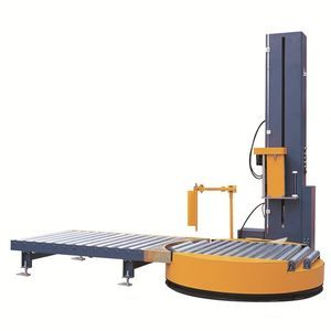 Turntable wrapping machine - T1650F - SHANDONG SINOLION MACHINERY CORP ...