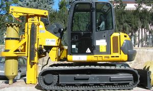 Micropile drilling rig - TES20 Compact - TES CAR Srl - crawler / rotary ...