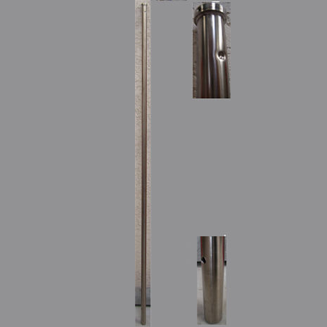 Lightning arrestor support - 2 m | 11043 - FRANCE PARATONNERRES - metal ...