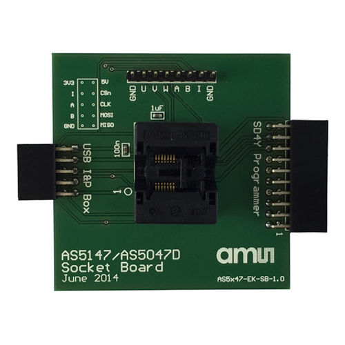 Rotary position sensor - AS5047U series - AMS - no-contact / magnetic ...