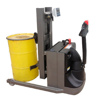 Battery-powered drum lifter - superlift material handling - multi-product