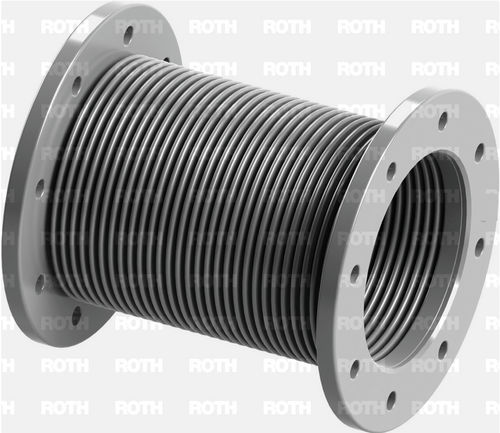 Metal pipe expansion joint - HFA - Dieter A. Roth GmbH - round / flange ...