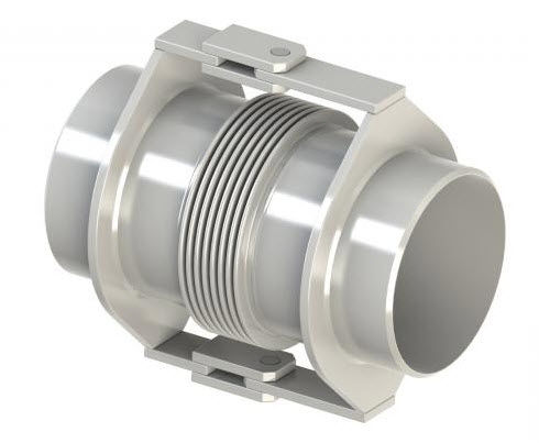 Metal pipe expansion joint - HWP / MWP - Dieter A. Roth GmbH - round ...