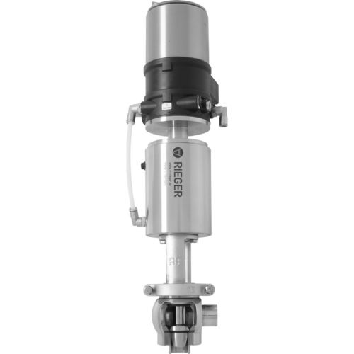Modulating valve - Gebr. Rieger GmbH + Co. KG - pneumatic / flow ...