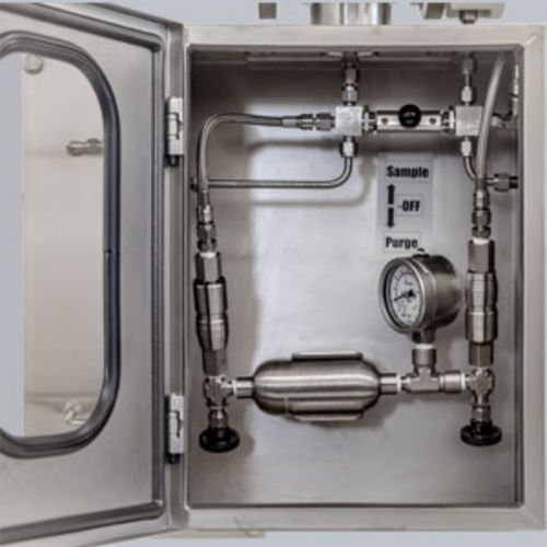 Liquid sampling system - SSO-C - Swissfluid AG - gas / stainless steel